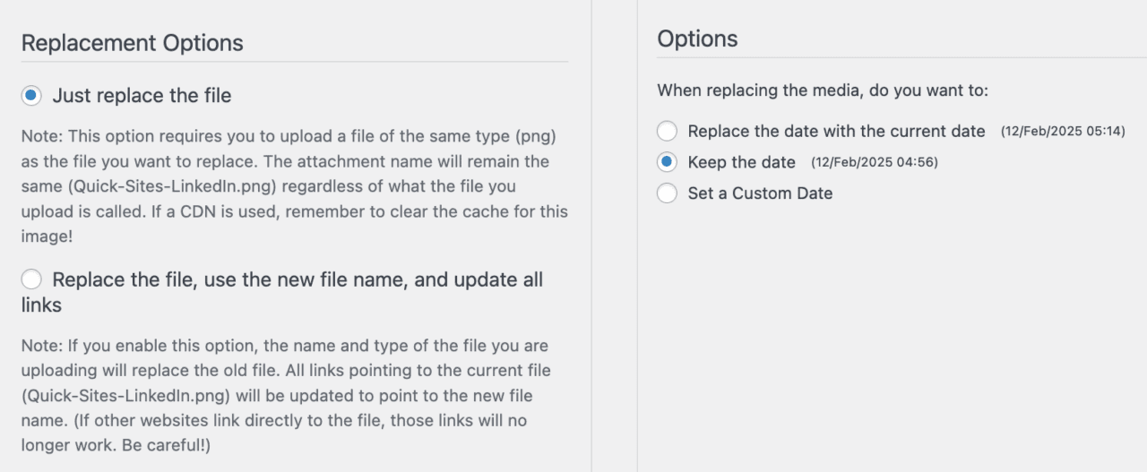 Replace Media Files in the WordPress Media Library (Manually, Plugin, WP-CLI)
