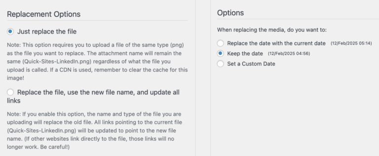 Replace Media Files in the WordPress Media Library Easily